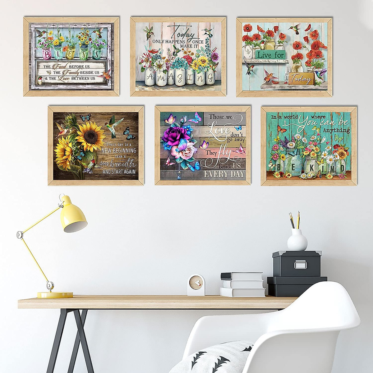 6 Pack Diamond Painting Kits for Adults - Diamond Art Packs Kits for Adults Beginner, DIY Full Drill Diamond Dots Paintings with Diamonds Sets Gem Art and Crafts for Adults Wall Decor 11.8x15.7inch