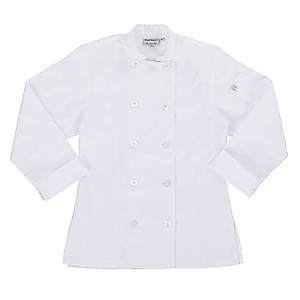 Chef Works Women's Le Mans Chef Coat, White, Medium