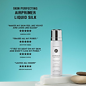 MagicMinerals LiquidSilk Air Primer by Jerome Alexander, Spray Formula Smoothes Skin & Minimizes Appearance of Pores for Flawless Makeup Application