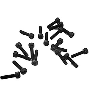FullerKreg M3-0.5 x 12mm Alloy Steel Socket Cap Screw, (pkg of 100),ISO 4762, Hex Drive, Class 12.9, Black Oxide Finish