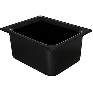 Carlisle FoodService Products CM110103 Coldmaster Insulated Food Pan, 1/2 Size, 6 quart, Black
