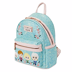 Loungefly Golden Girls Chibi Floral Sophia Blanche Rose Dorothy Womens Double Strap Shoulder Bag Purse