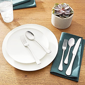 Ginkgo Bergen 45-Piece Flatware Set, Service for 8