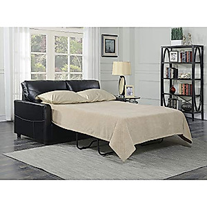 Wallace & Bay Lincoln Sofabed, Full, Black