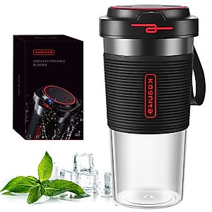 Personal Blender for Shakes and Smoothies, kognita 17OZ Protein Shake Blender with USB Rechargeable Batteries, Mini Travel Blender, BPA-Free
