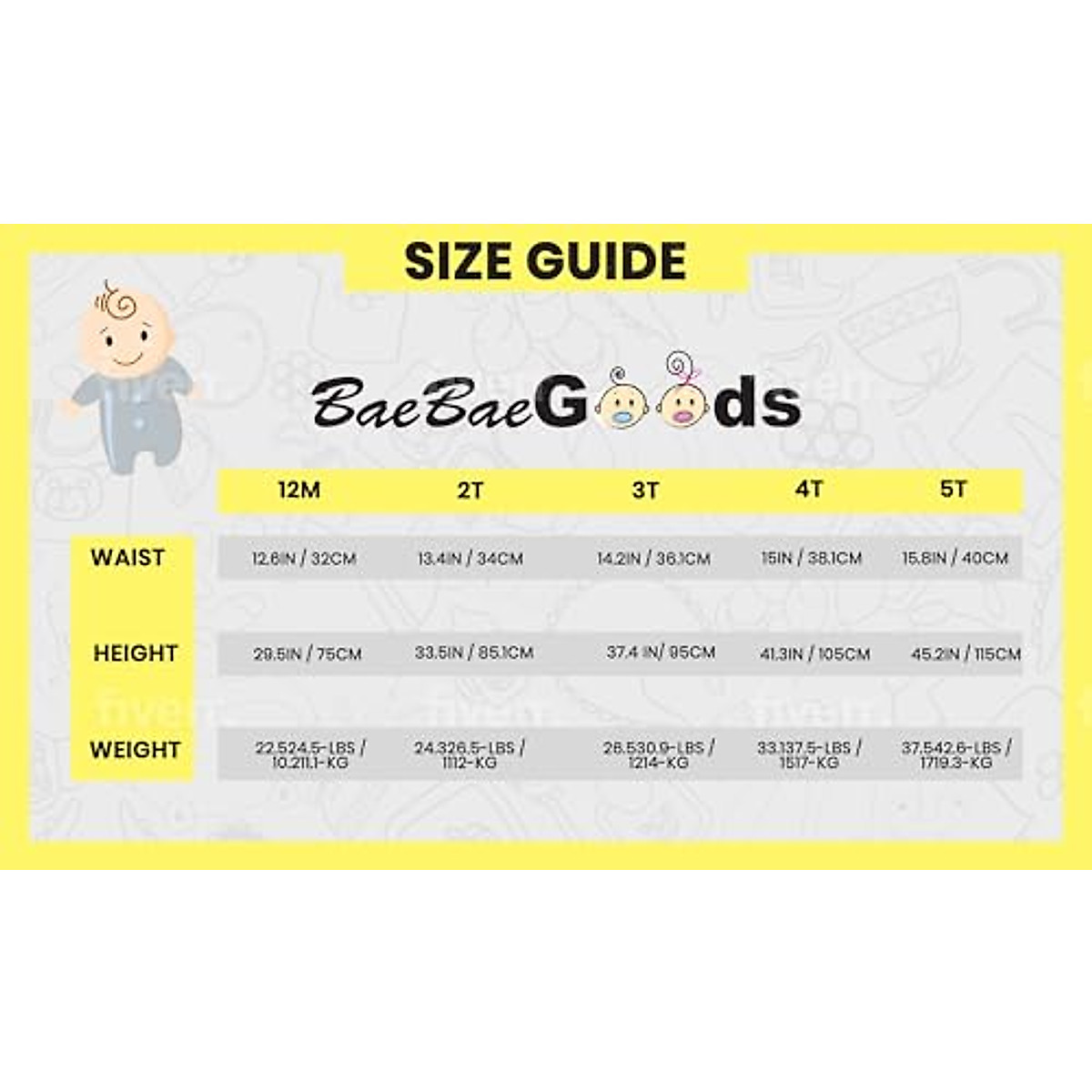 BaeBae Goods GGT Baby Training Underwear Boys & Girls (2T), Absorbent Toddler Training Pants Unisex Green