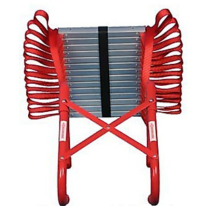 Kidde Fire Escape Ladder, 3-Story Rope Ladder, Extends to 25-Feet, Anti-Slip Rungs