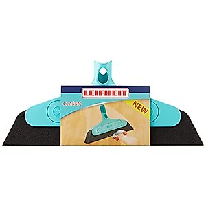 Leifheit Classic Foam Broom for Click System Handles, width 34 cm, Useful for Allergy Suffers as Dust is not Whirled Up, No Dust Cloud