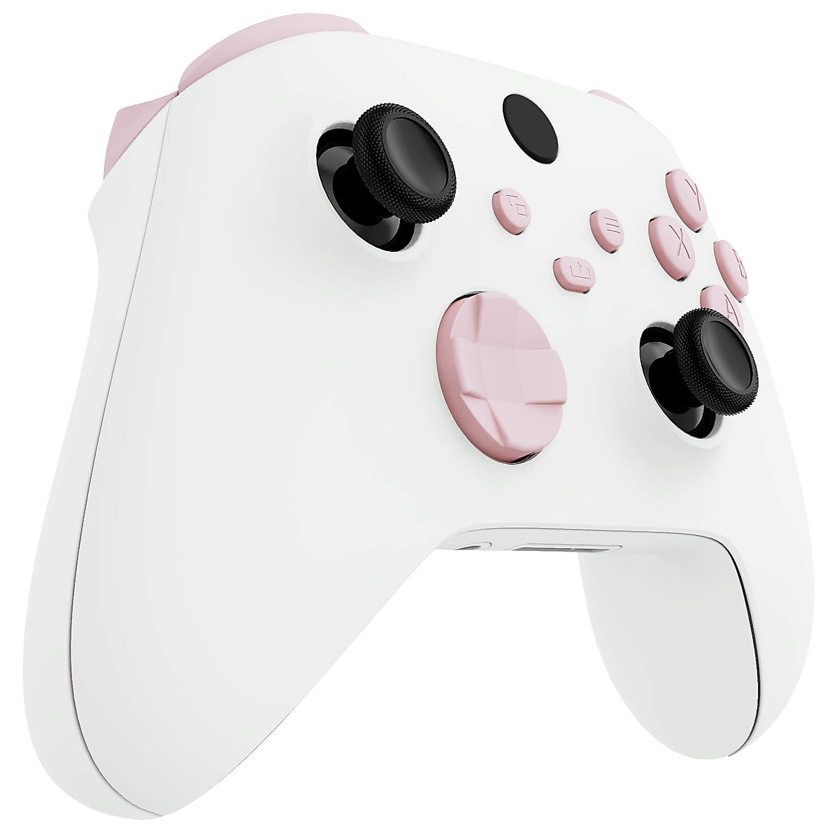 eXtremeRate Replacement Buttons for Xbox Series X & S Controller, Cherry Blossoms Pink Custom Repair Kit Bumpers Trigers Dpad ABXY Start Back Sync Share Keys Parts for Xbox Core Wireless Controller