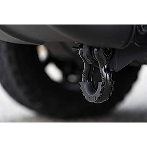 Rough Country Tow Hook Shackle Mounts for 2007-2021 Toyota Tundra - RS146 , Black