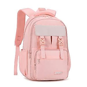 Dog-Paw Print School-Bag Backpack for Girls Middle School Elementary Bookbag Casual Daypack