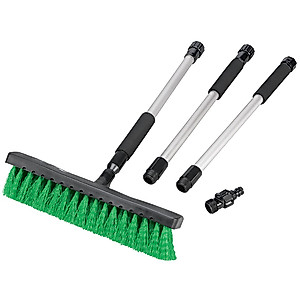 Water Jet Broom, Included Brush for Easy Cleaning, 2 Section Interocking Handle - Measures 48" Long