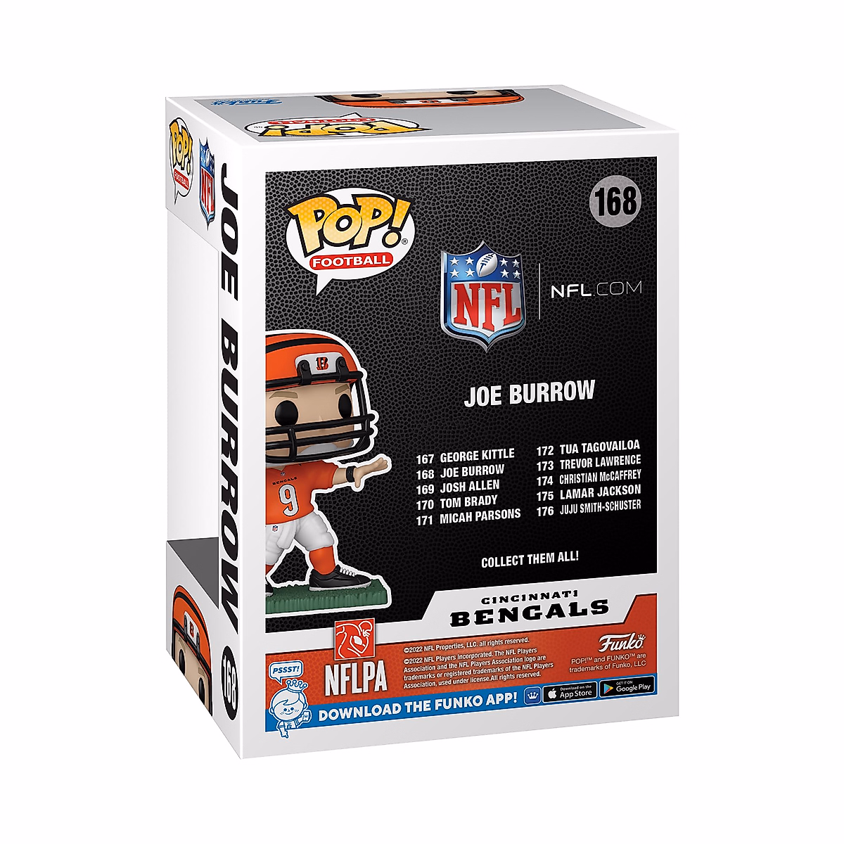 Joe Burrow (Cincinnati Bengals) Funko Pop! NFL Series 9