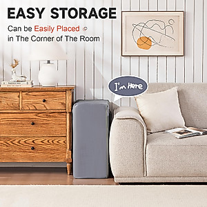 POHARE Folding Mattress Queen, Memory Foam Foldable Mattress Topper with Storage Bag & Blanket, Portable Trifold Mattress with Breathable Washable Cover for Camping, Floor, Guest