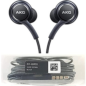 UrbanX Premium Stereo Headphones with Microphone 3.5mm Jack - Compatible with Samsung Galaxy S8, S9, S8 Plus, S9 Plus, Note 8 - Designed by AKG - Authentic and Original