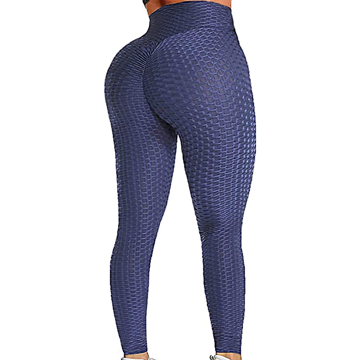 JGS1996 Womens Hidden Scrunch Butt Lifting Workout Leggings High Waist Tummy Control Booty Lift Gym Yoga Pants Tights