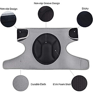 JYSW Knee Pads Comfortable Non-Slip, Thick Extra Foam Cushion for Scrubbing Floors, Gardening, Yoga & Construction, Soft Inner Liner, Strong Double Straps and Adjustable Easily