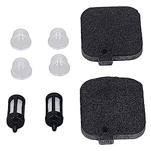 Cosiki Blower Accessories, Air Fuel Filter Primer Bulb Kit High Reliability Easy Installation ABS Sponge for Garden Tool