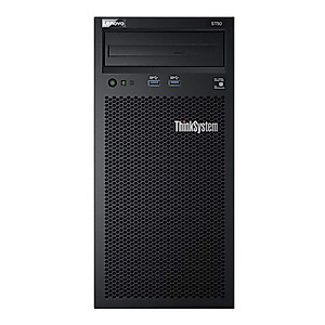 Lenovo ThinkSystem ST50 Tower Server Bundle Including Windows Server 2019, Intel Xeon 3.4GHz CPU, 64GB DDR4 2666MHz RAM, 12TB HDD Storage, JBOD RAID