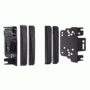Carxtc Double Din Install Car Stereo Dash Kit for a Aftermarket Radio Fits 2012-2015 Ram C/V Tradesman Trim Bezel is Black Textured