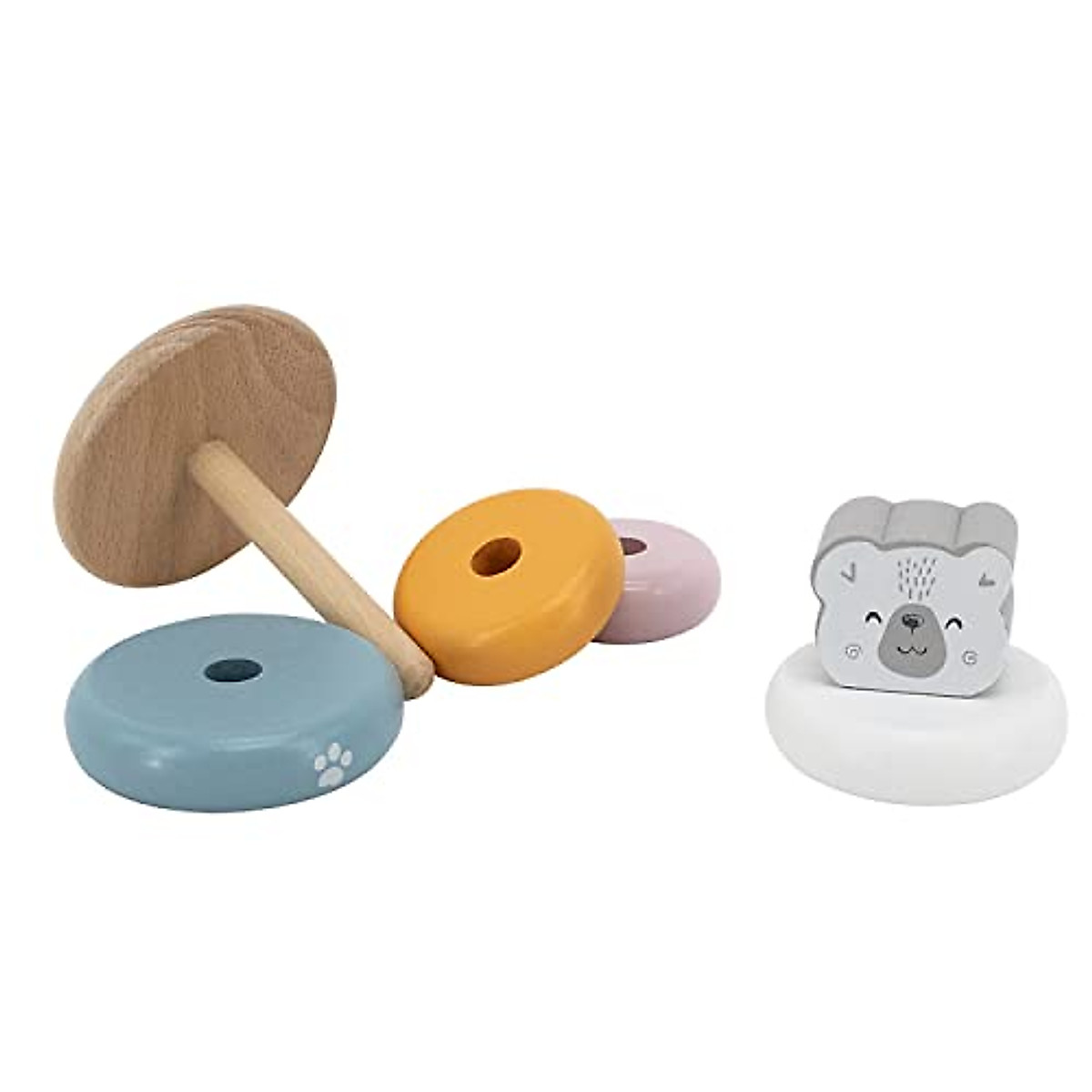 The Original Toy Company PolarB Wood Toy - Polar Bear Stacker
