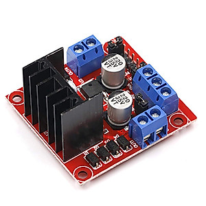 ACEIRMC 8pcs L298N Motor Driver Controller Board DC Dual H-Bridge Robot Stepper Motor Control and Drives Module for Arduino Smart Car Power MEGA R3 Mega2560