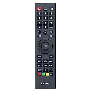 Allimity KT1440 Replaced Remote Control Fit for Haier TV,fit for Panda TV, fit for ATEC TV,fit for DTV TV,fit for Gelec TV,fit for Soyea TV,fit for CRT Parker TV,fit for Wentai DVD