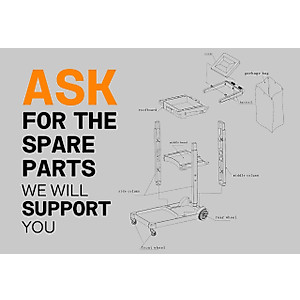 Commercial Housekeeping Janitorial cart with Vinyl Bag AF08170 Blue