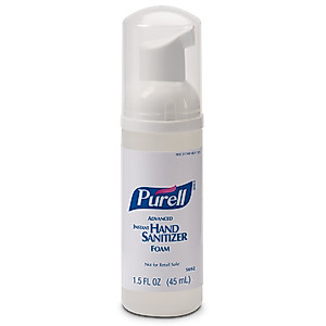 PURELL Advanced Hand Sanitizer Foam, 45 mL Portable, Travel Sized Sanitizer Foam Pump Bottle (Pack of 24) – 5692-24