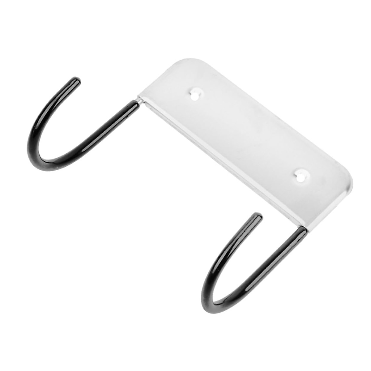 LIFKOME 2pcs washcloth Holder Black Hooks Black Metal Shelf Wall Towel Clothes Mount Ironing Board Bracket Electric Iron Holder Electric Iron Organizer Ironing Doard Shelf Hanger