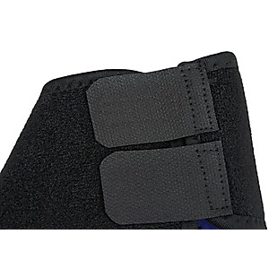 Kids Adjustable Compression Ankle Support Outdoor Sports Breathable Running Cycling Skating Dance Ankle Brace Protector Guard, 1 Pair, Black