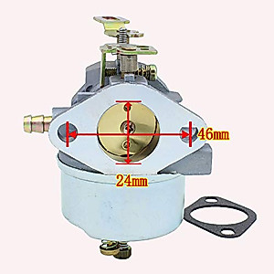 Yingshop Carburetor Compatible for John Deere Snowblower 526 726 732 826 826D 828D 832 1032 1032D TRS22 TRS24 TRS26 TRS27 TRS32 TRX24 TRX26 TRX27 TRX32 Snow Blower Carb with Primer Bulb Gasket Clamps