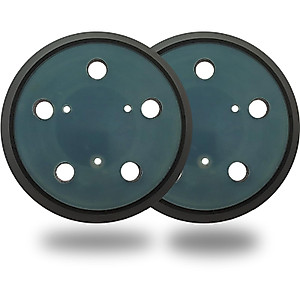 2 Pack 5 Inch 5 Hole Replacement Sander Pad for Porter Cable 333 333VS Random Orbit Sanders, 5" Hook and Loop Orbital Sanding Pad for Porter Cable 13904/13909