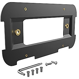 License Plate Holder Bracket Mounting Kit Compatible with BMW 1 2 3 4 5 6 Series Rear Plates Car Accessories Replaces 51187160607, 511882380615 & 51188238061 Tag Frame Back Bumper Trunk Mount Adapter