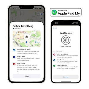 Ember Travel Mug 2+, 12 oz, Temperature Control Smart Travel Mug, Black (with Apple Find My)