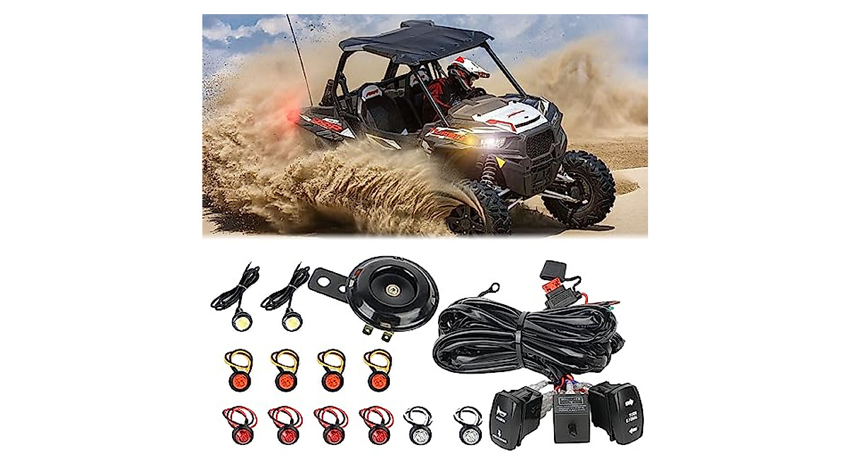 Powerful UTV Horn Kit for Polaris, Can Am & More - Improve Safety