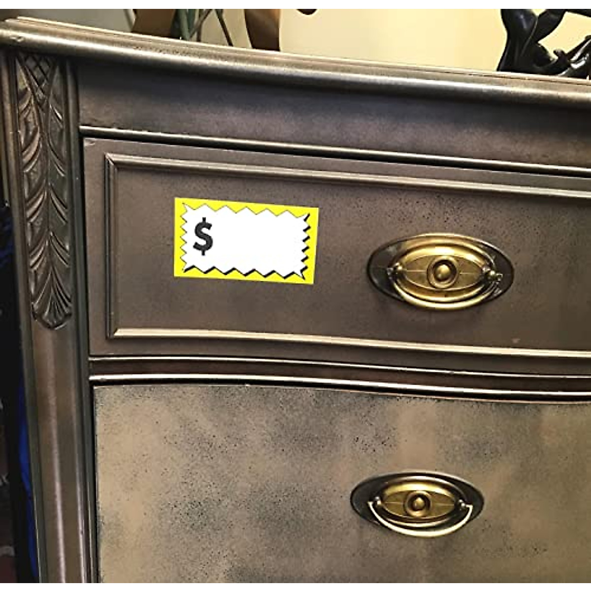 Sunburst Systems 7071 Large Item Pricing Stickers, 75 Count, with Space to Write Pricing