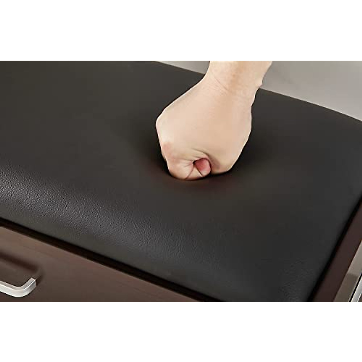 Aottop Premium Shoe Cabinet and Seat - Elegant Design, MDF Wood, and Foam Cushion for Comfortable and Convenient Shoe Storage - Perfect for Your Home Décor.