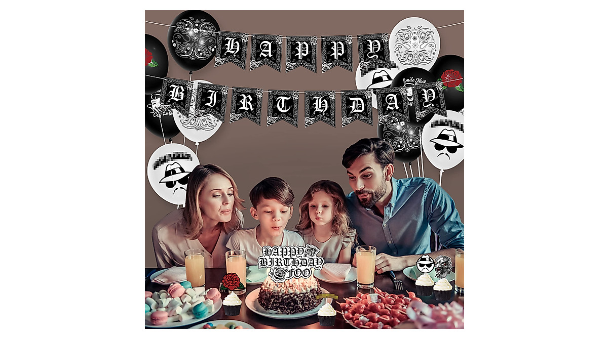 Cholo Birthday Party Decorations - 51 Pcs Theme Kit