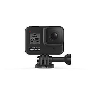GoPro HERO8 Black Action Camera Bundle with Dual Battery Charger & Includes 3 Total Batteries with case.