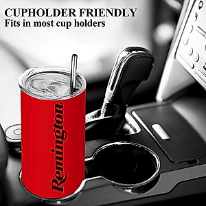 20oz Shotgun Shell Style Insulated Skinny Tumblers Cup Coffee Mug with Lid Creativity Gift 20oz Reusable Stainless Steel Water Bottle for Hot & Cold Drinks Tea Cup Iced Coffee Travel Mug