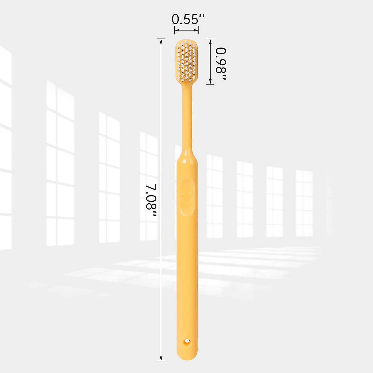 Ancwzoz Toothbrushes 10 Packs Soft Travel Toothbrush Bulk for Adults