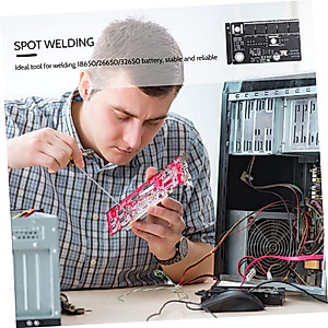 Baluue 1 Set 12v Spot Welder Cars Accessories Battery Spot Welder Adjustable Welding Machine Bling Accessories for Car Portable Spot Welder Diy Spot Welder Machine Small Copper Thumbtack