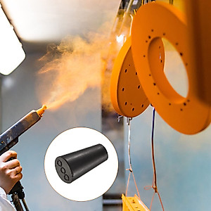 YOKIVE 10Pcs Rubber Stoppers, Tapered Plugs with High-Temperature Resistance | Protect Hole, Great for Lab Industry (Black, 8.2mm to 12.7mm)