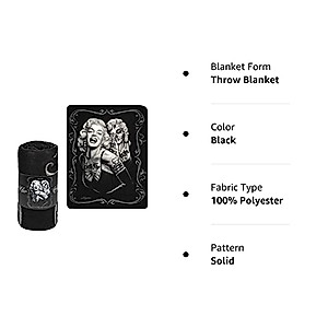 JPI Fleece Throw Blanket - Smile Now - Lightweight Faux Fur Fleece Blanket Large 50"x 60" - For Beds, Sofa, Couch, Picnic, Travel, Camping