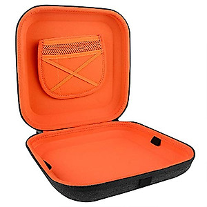 Geekria Shield Case for Large Sized Over-Ear Headphones, Replacement Hard Shell Travel Carrying Bag with Cable Storage, Compatible with Audio-Technica ATH-M50X, Sony WH505 (Dark Grey)