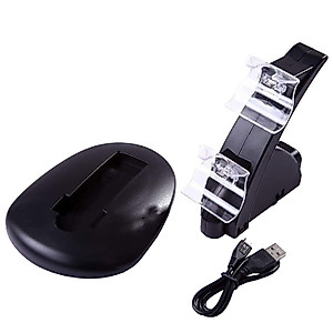 OSTENT LED Light Dual Charging Dock Station Charger for Xbox One Controller