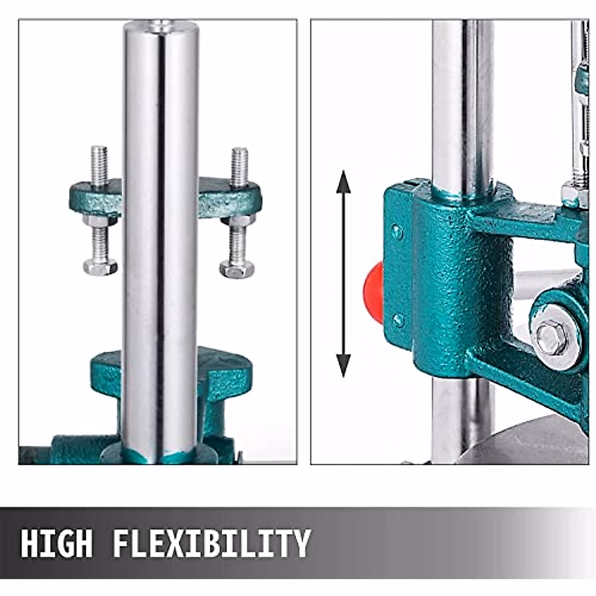 HACSYP Dough Sheeter, Dough Pastry Manual Press Machine with Cast Iron Base, Stainless-Steel Household Pizza Pastry Press, for Commercial (Size : 16cm)