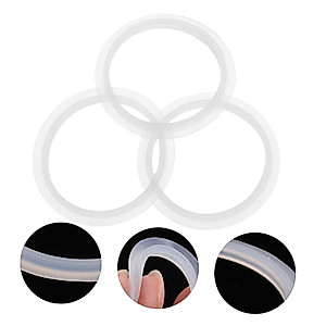 Veemoon 3pcs Basin Plug o Ring Bathroom Mounting Ring Bathroom Sealing Washers Bath Tub Accessory Mounting Ring for Vessel Bathroom Sealing Gasket Tub Plug Bath Sink Cover Rubber Valve