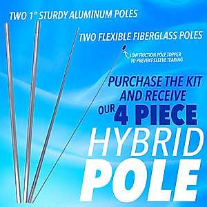 CBD Sold Here Windless Feather Flag Bundle (11.5' Tall Flag, 15' Tall Flagpole, Ground Mount Stake)